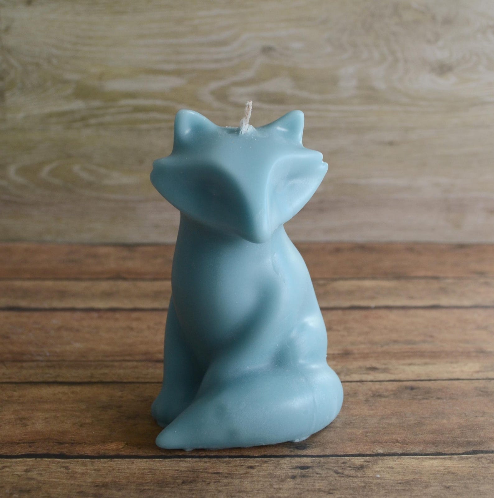 Winter White Fox Candle Woodland Wedding Fall Autumn Thanksgiving ...