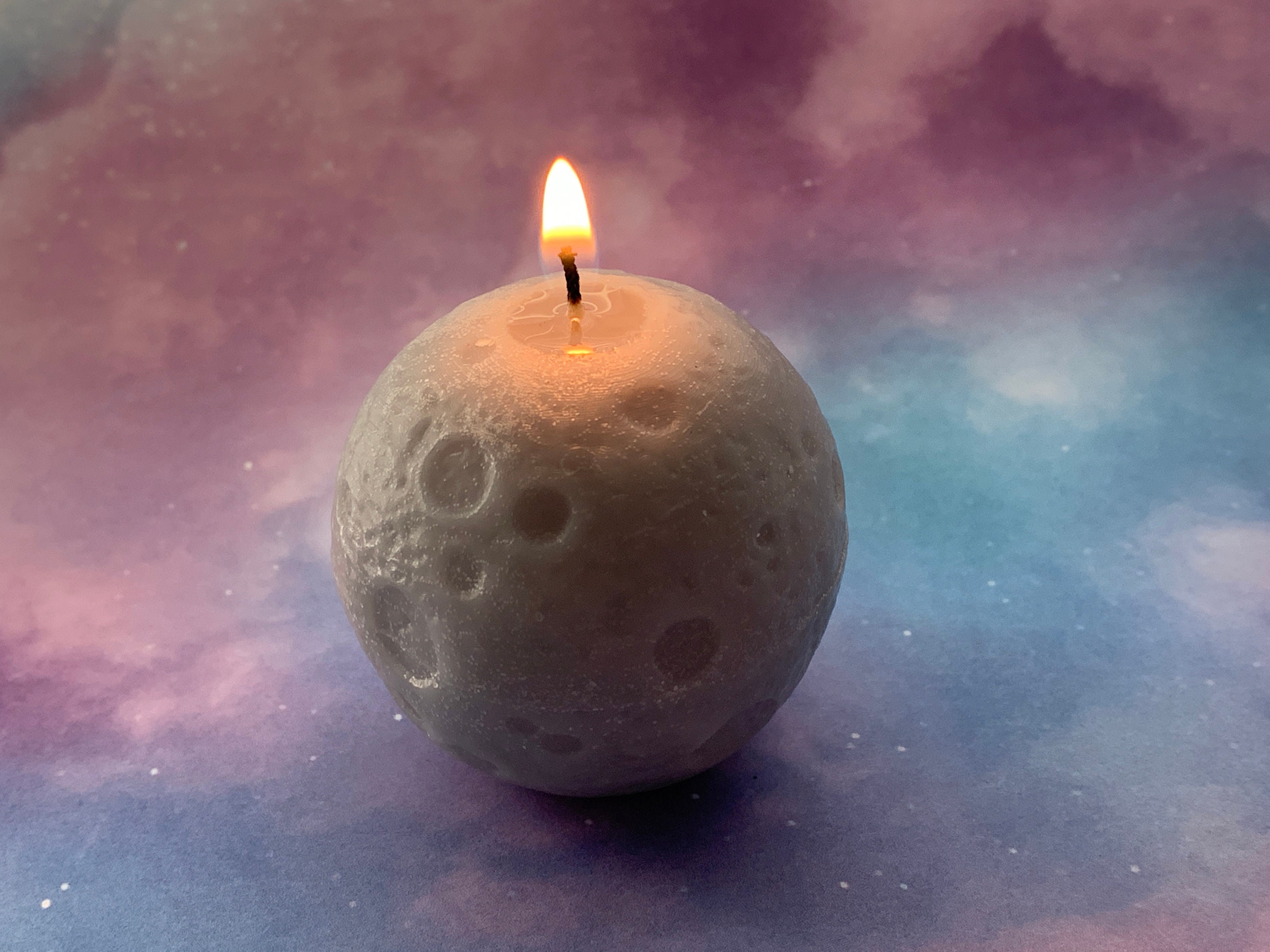 Moon Candle Lunar Celestial Outer Space Birthday Party Wedding | Etsy
