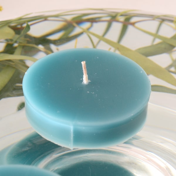 Teal Blue Candles - Etsy