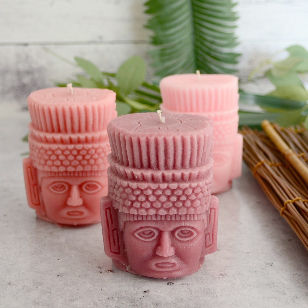 Aztec Sun God Candle, Outdoor Pool Parties, Luaus Summertime - Etsy