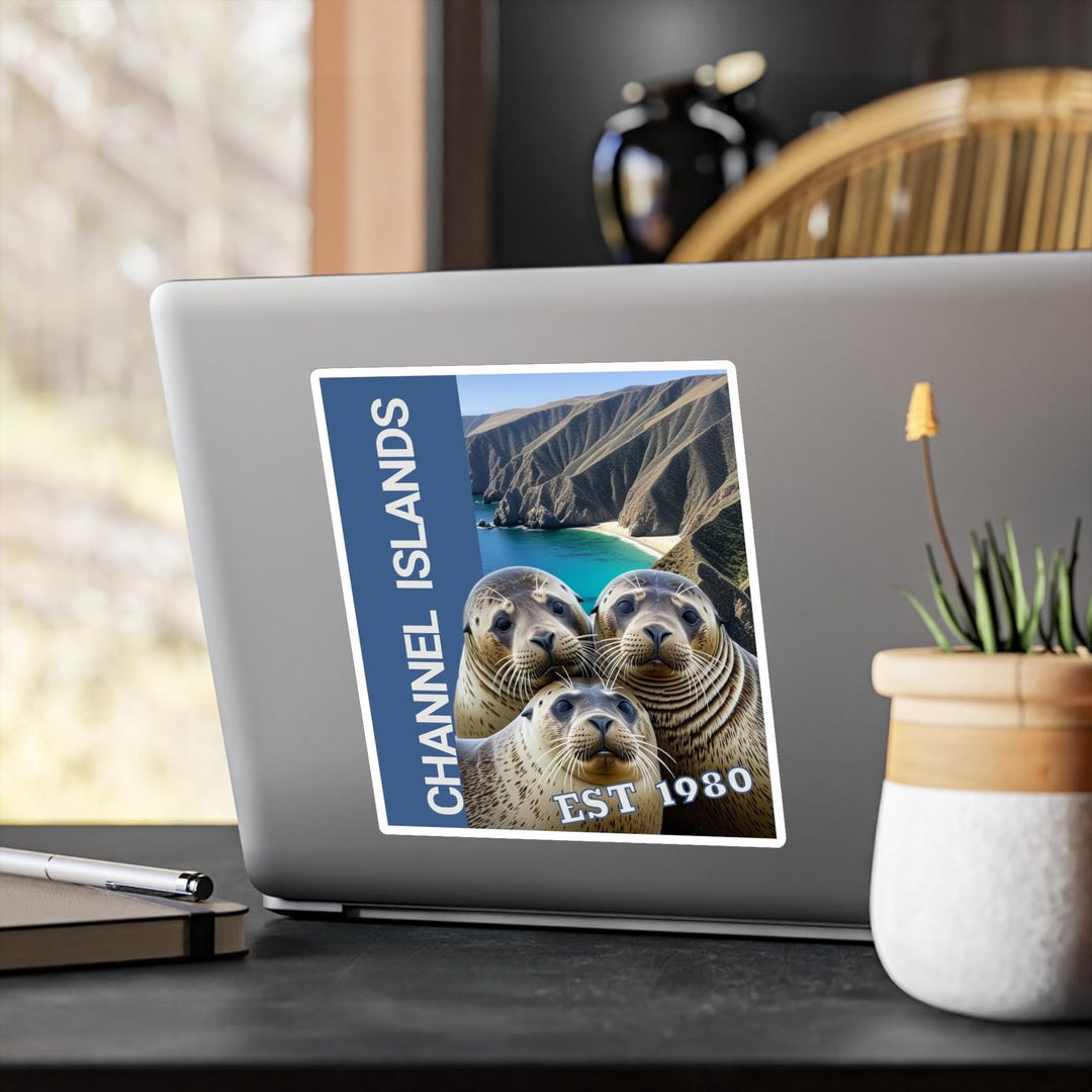Channel Islands National Park Seal Vinyl Decals -ocean Lovers ...