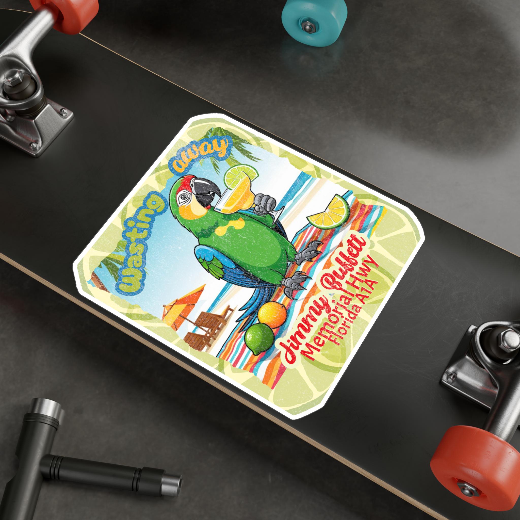 Jimmy Buffett Tropical Parrot Margaritaville Vinyl Decals for Beach ...