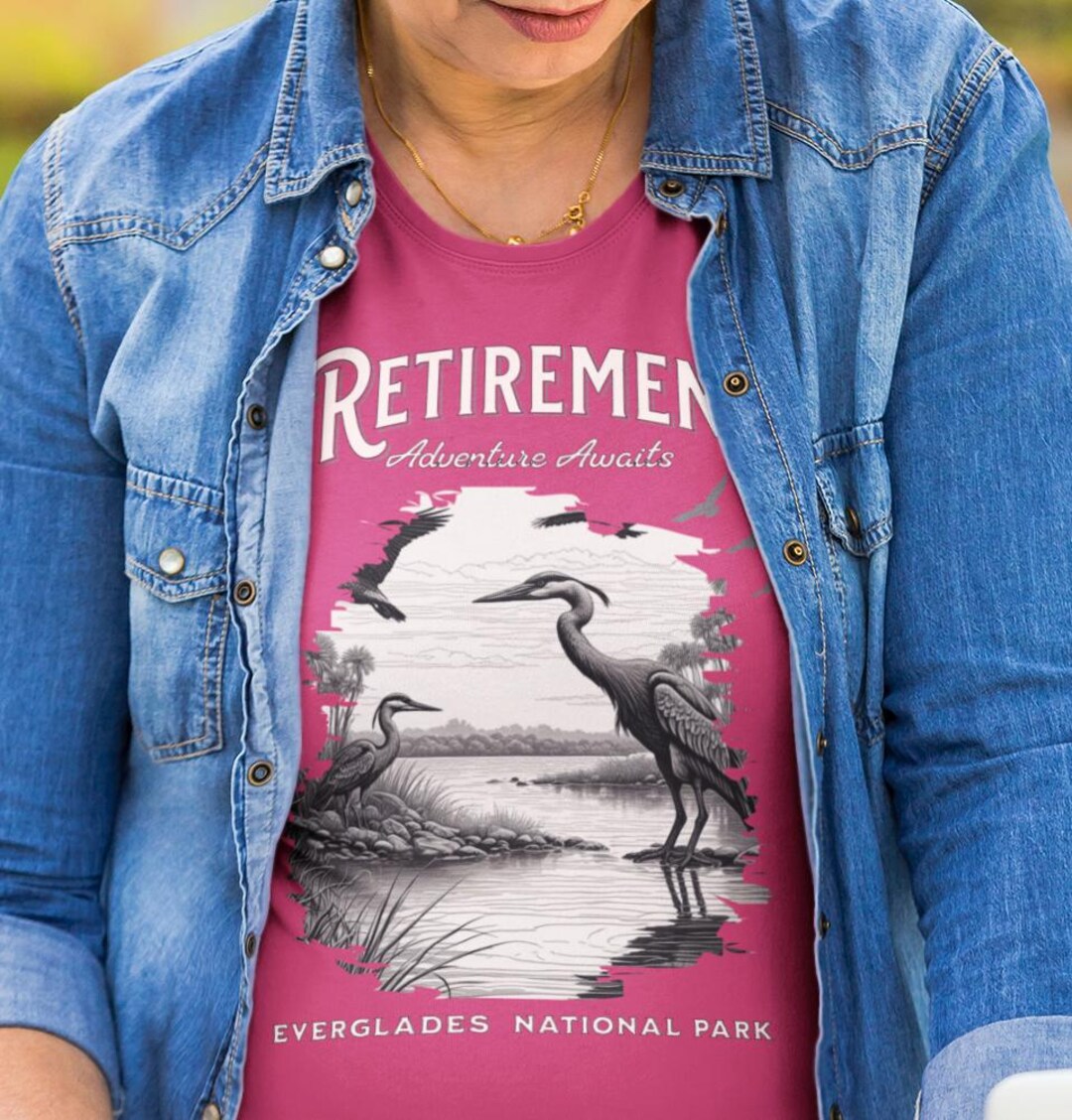 Retirement Adventure Everglades Unisex Tee, Perfect for Nature Lovers ...