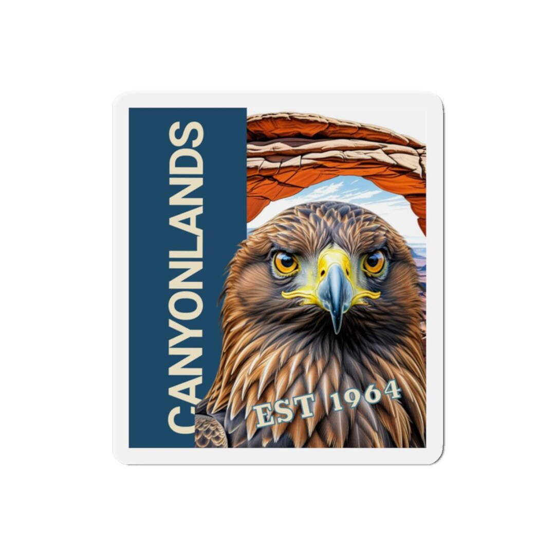 Canyonlands National Park Golden Eagle Die-cut Magnet, Nature Decor ...