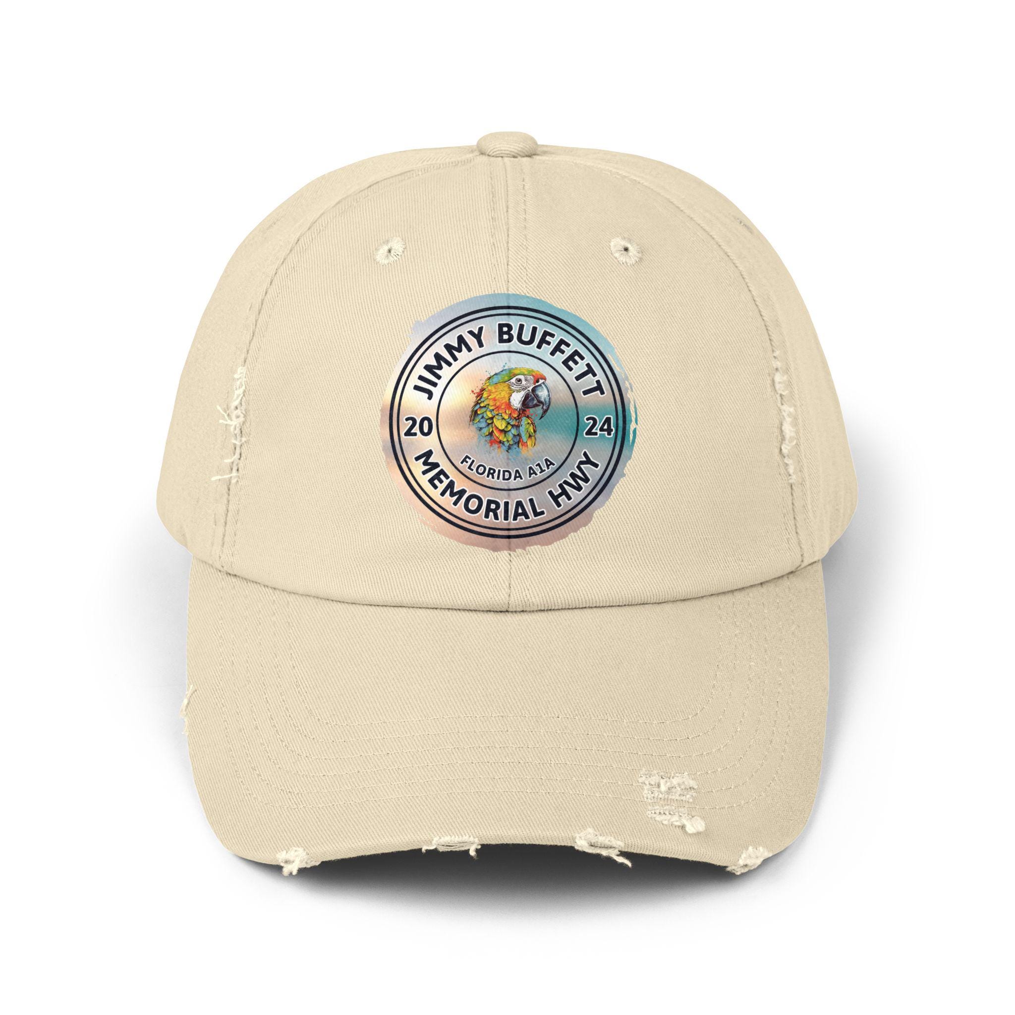 Jimmy Buffett Memorial Highway Distressed Cap, Parrot Head, Retirement ...
