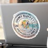 TROPICAL Jimmy Buffett Themed Car Decal/sticker “bubbles Up” 3 3/4in X ...