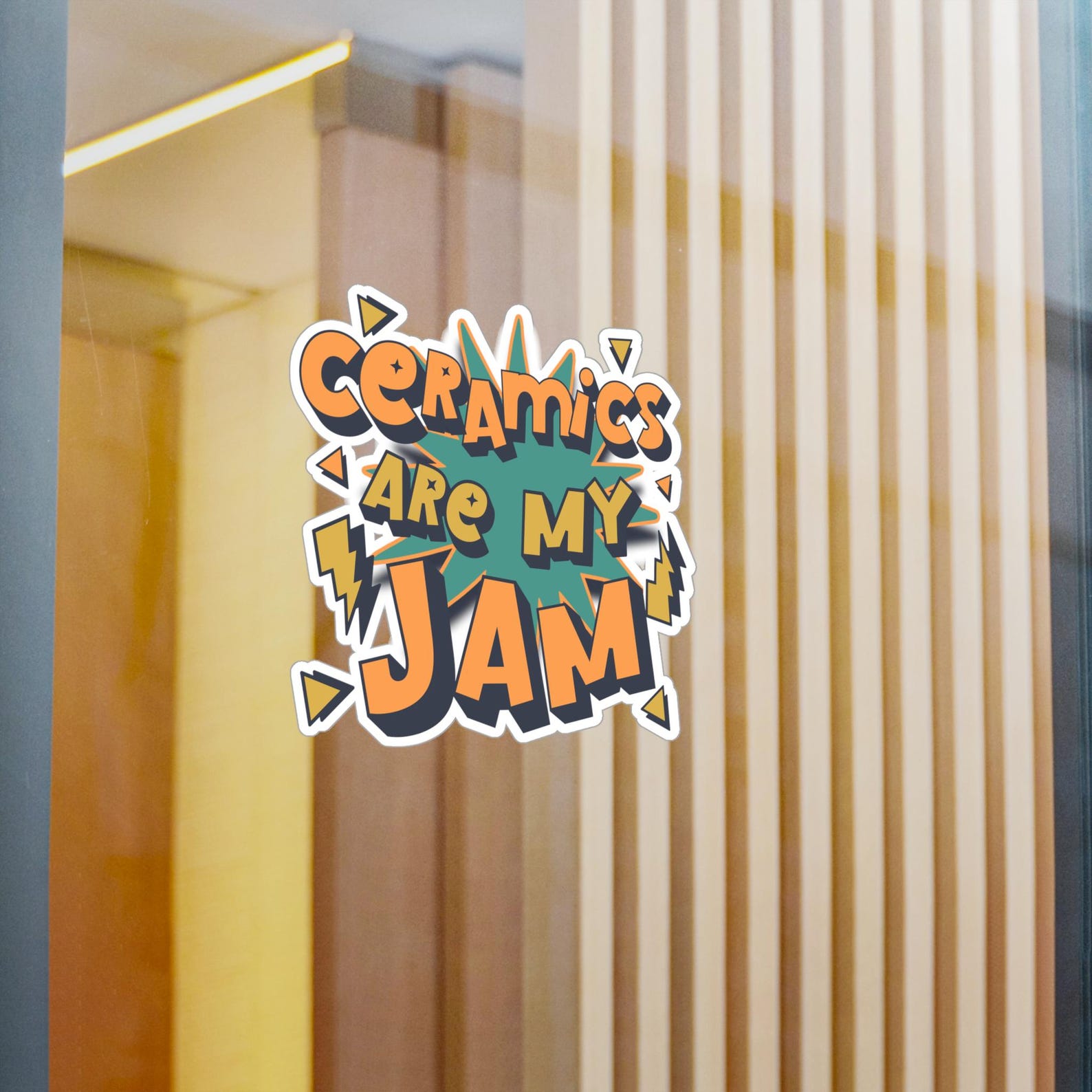 Ceramics Are My Jam Kiss-cut Vinyl Decals, Fun Stickers for Crafters ...