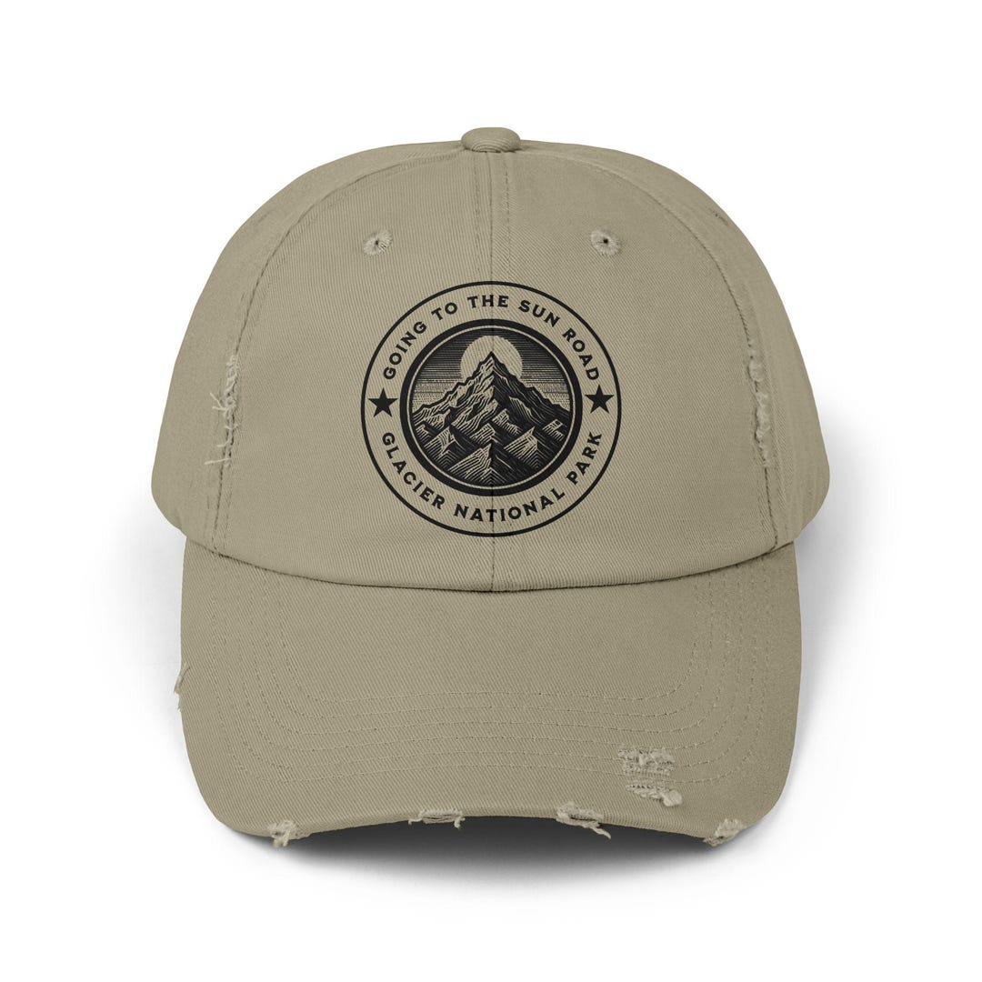 Going to the Sun Road Glacier National Park Montana Unisex Distressed ...