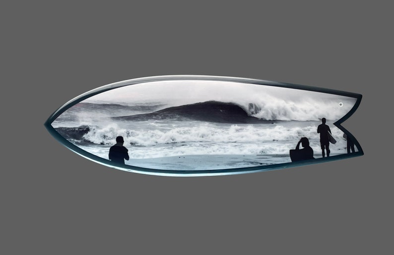 Twin Fish Surfboard – Going Right Surf Able Wall Hanger Surfboard Art ...
