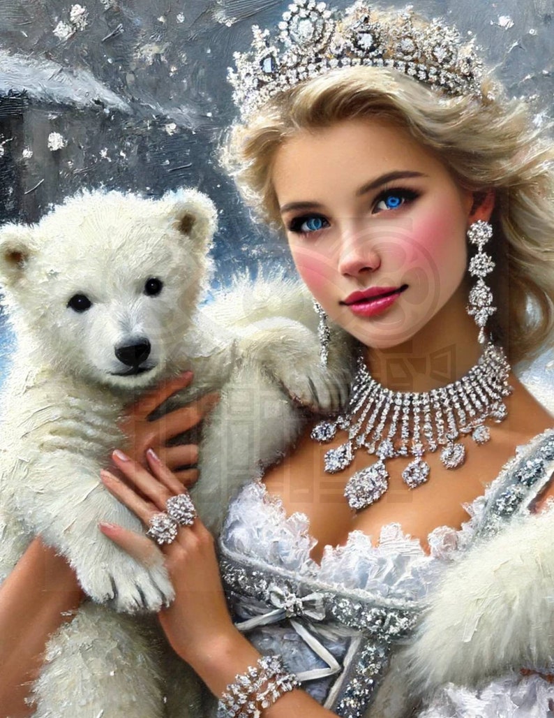 Digital Painting of "the Polar Princess 2", (midevil Fantasy Princess ...