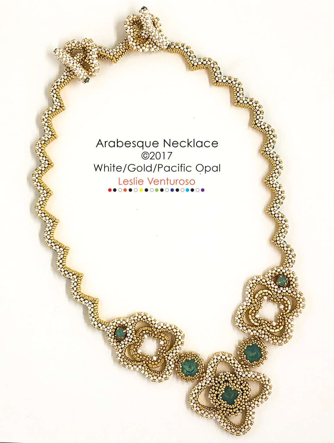 DIGITAL TUTORIAL PDF - Arabesque Necklace - Etsy