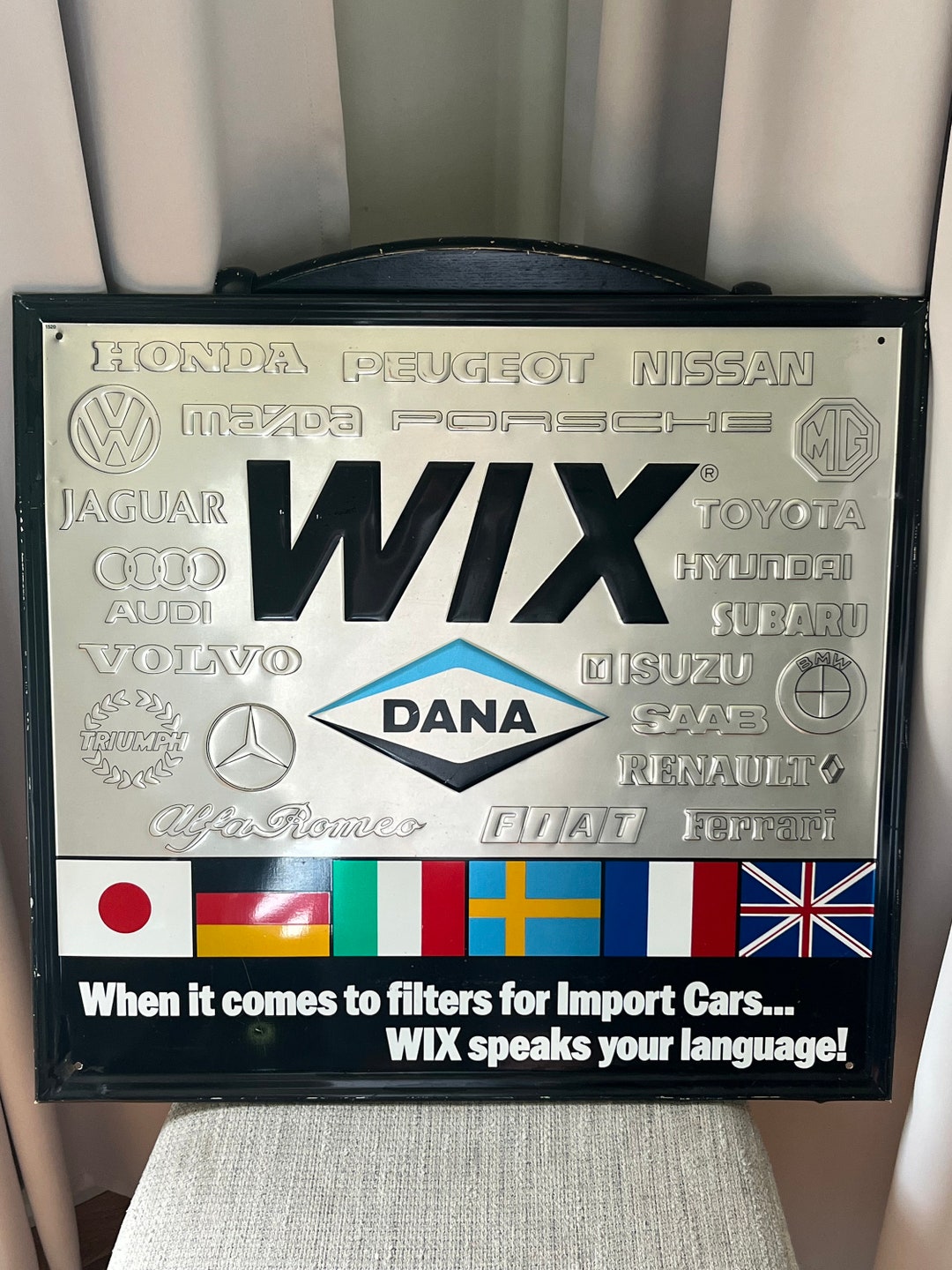 Metal Advertising WIX Oil Filter Sign by Stout Industries - Etsy