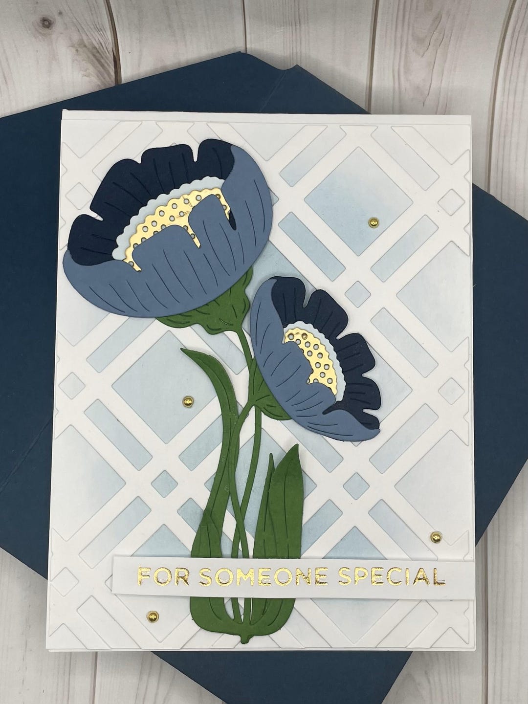 Floral Die Cut Handmade Card Any Occasion - Etsy