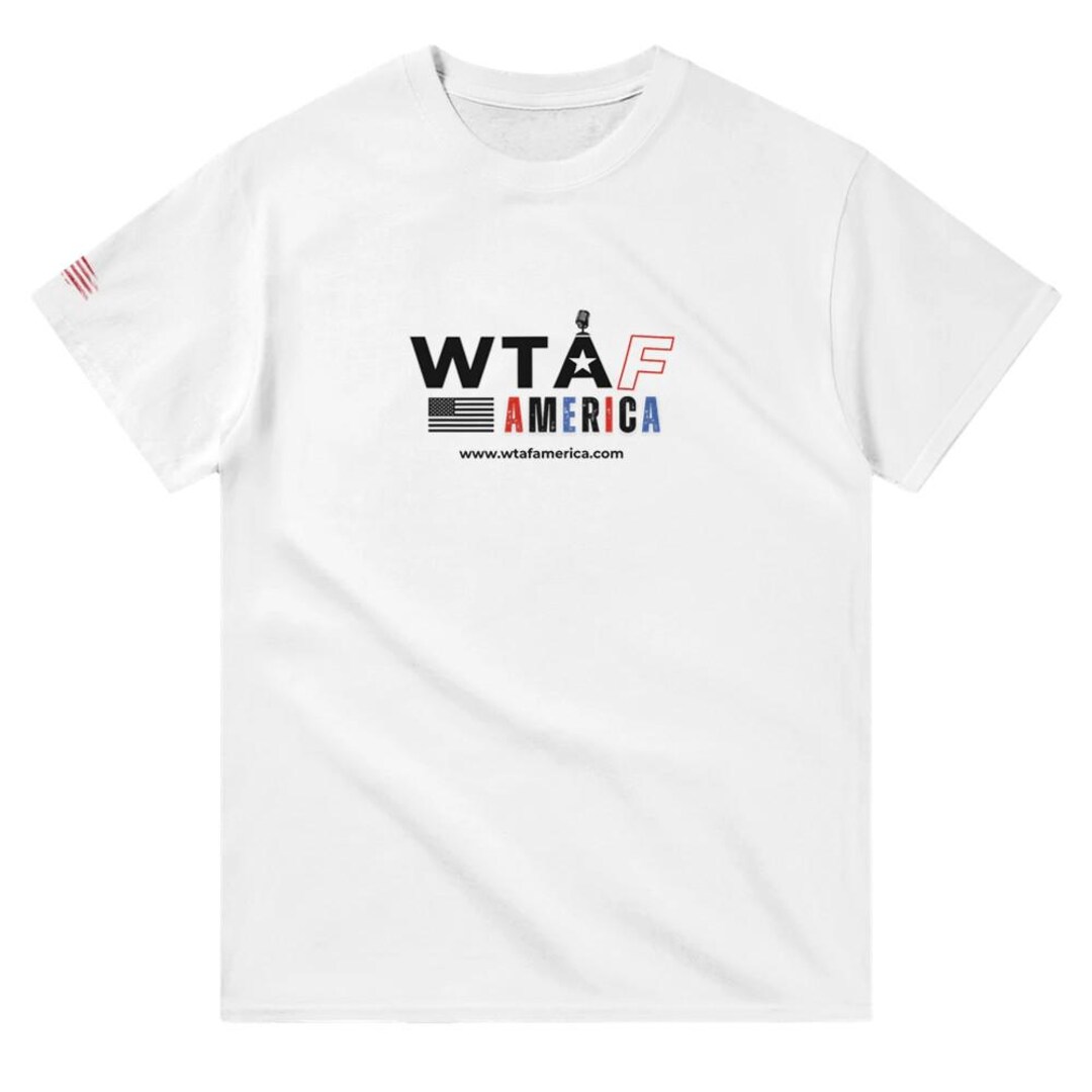 WTAF America Signature Heavyweight Unisex Crewneck T-shirt White - Etsy