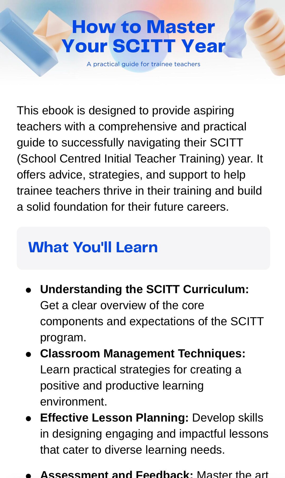How to Master Your SCITT Year A Guide for Trainee Teachers - Etsy