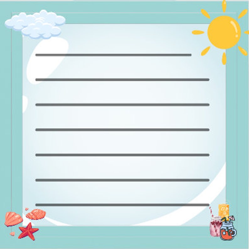 Notepad Package A With 4x4 Inch Size. Easy to Print Because It is in ...