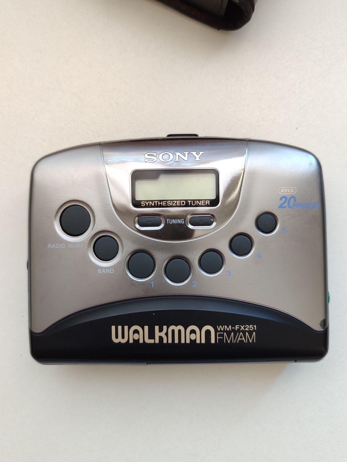 Sony WM-FX251 Walkman FM/AM Radio sony Cassette Player Walkman Vintage ...