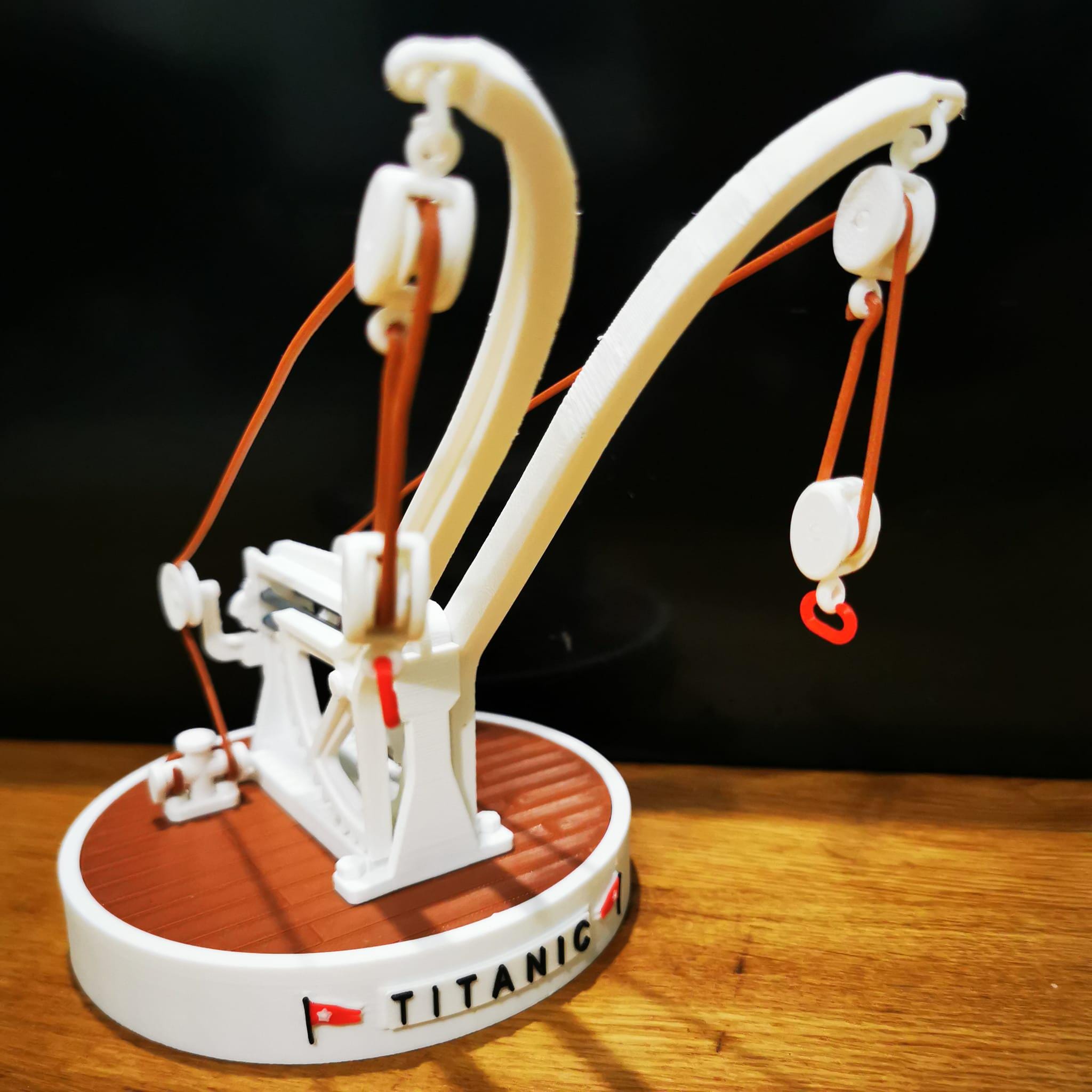 TITANIC Welin Quadran Davit Twin Frame 1/35 Scale - Etsy