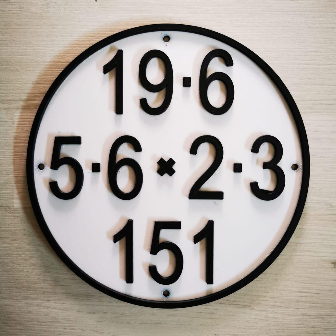 NOMADIC Capacity Plate 19.6ft Replica of SS Nomadic Lifeboat 19.6ft - Etsy