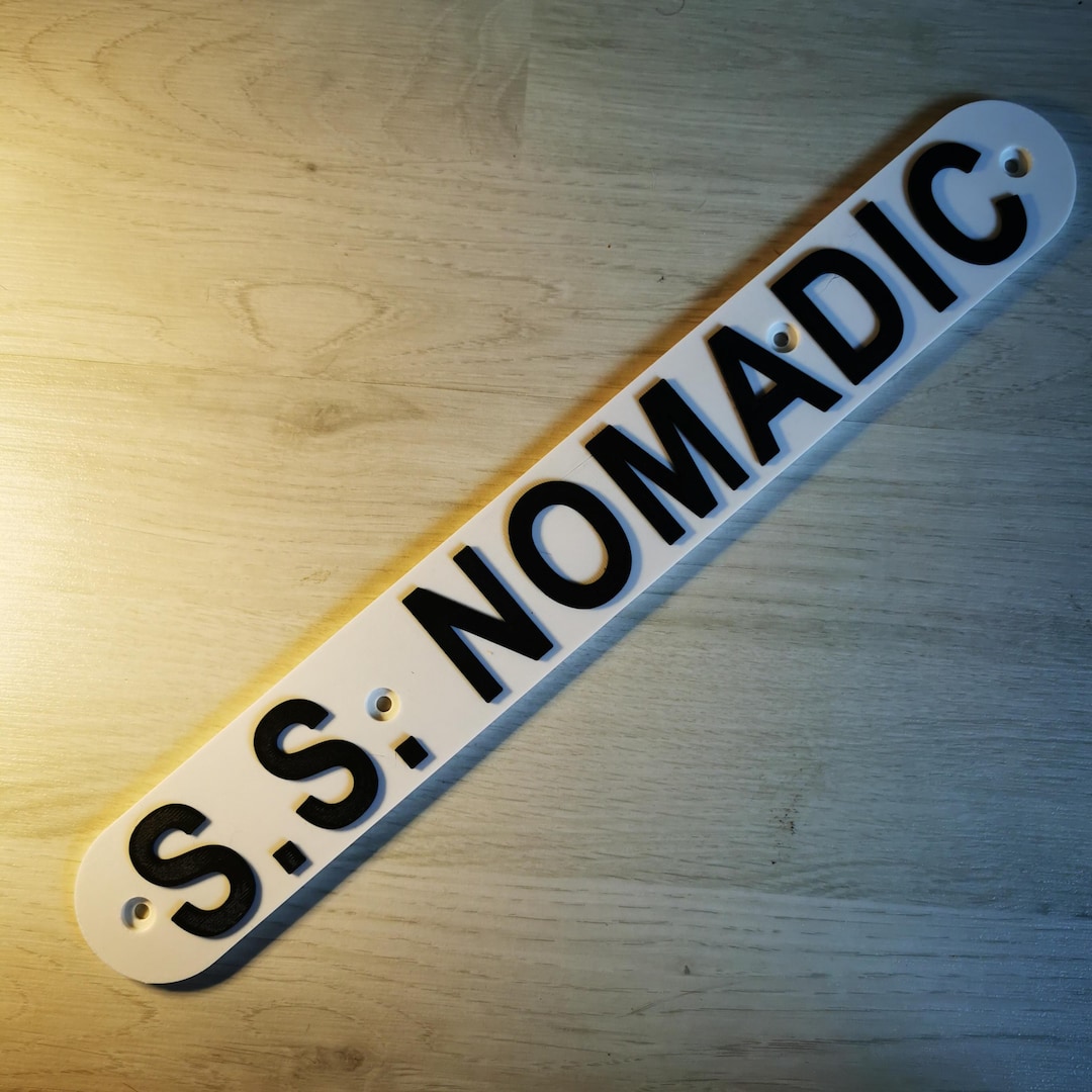 NOMADIC Name Plate Replica of SS Nomadic Lifeboat - Etsy