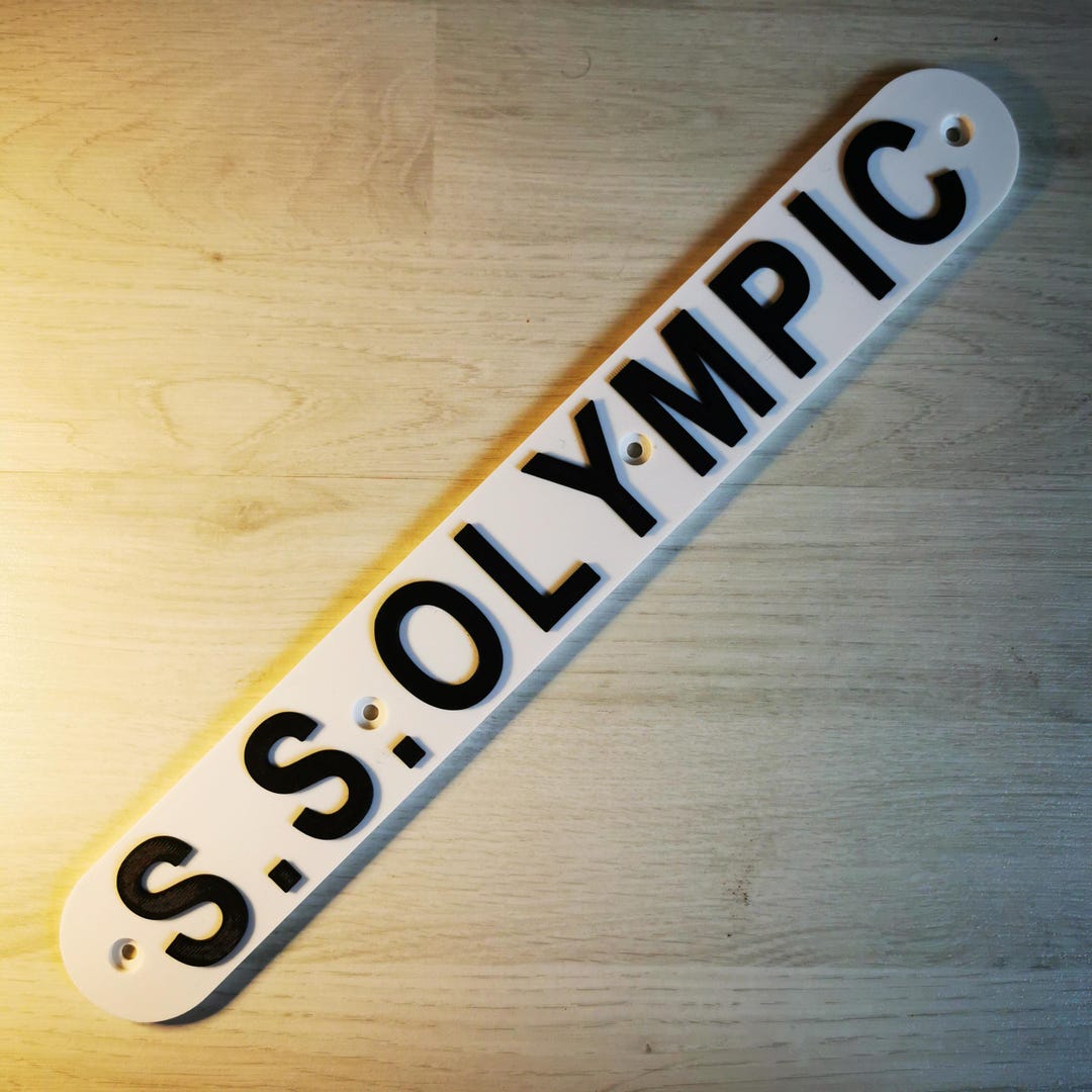 OLYMPIC Name Plate Replica of RMS Olympic Lifeboat - Etsy