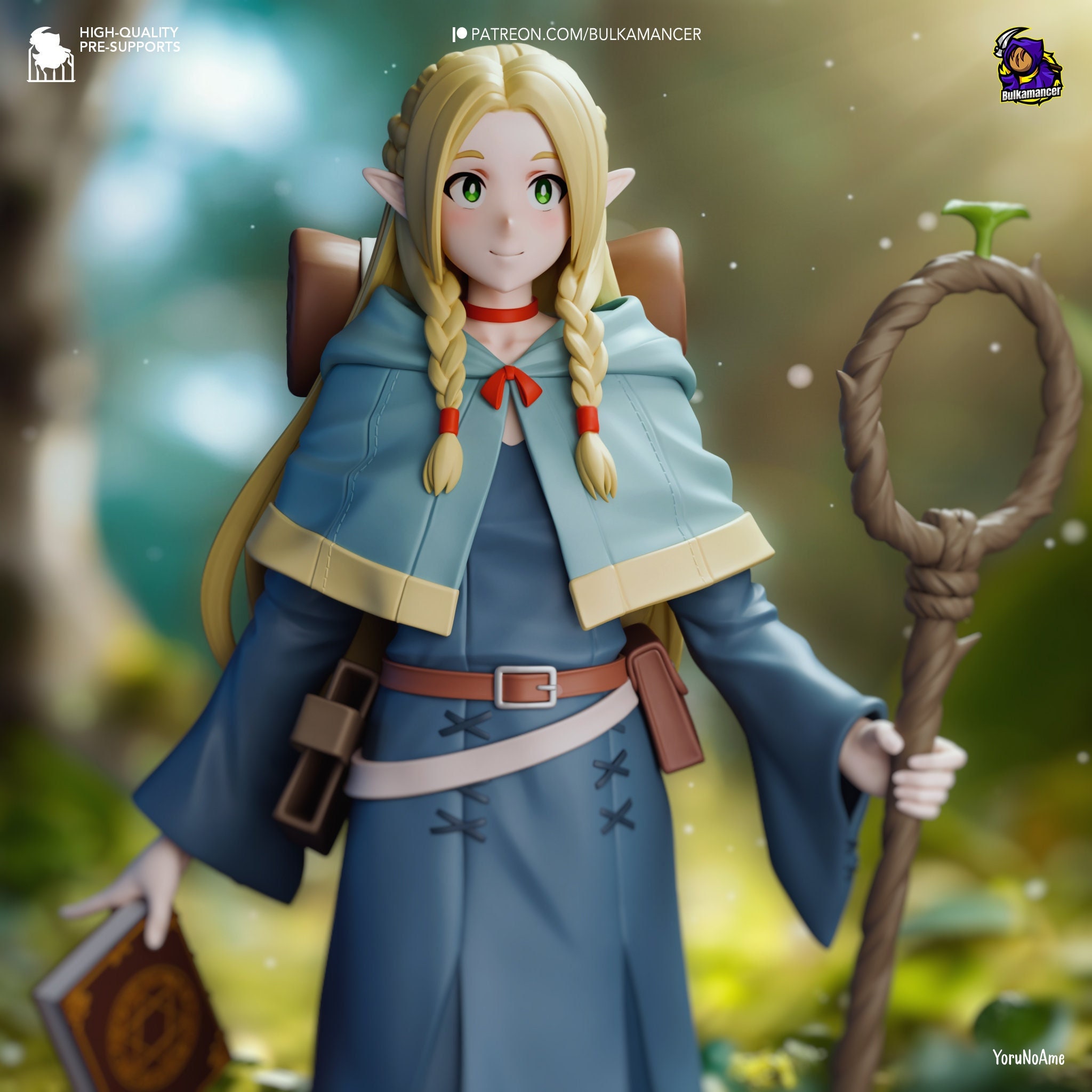 Marcille Figure | Delicious in Dungeon | 213 Mm | 12K Quality | 3D ...