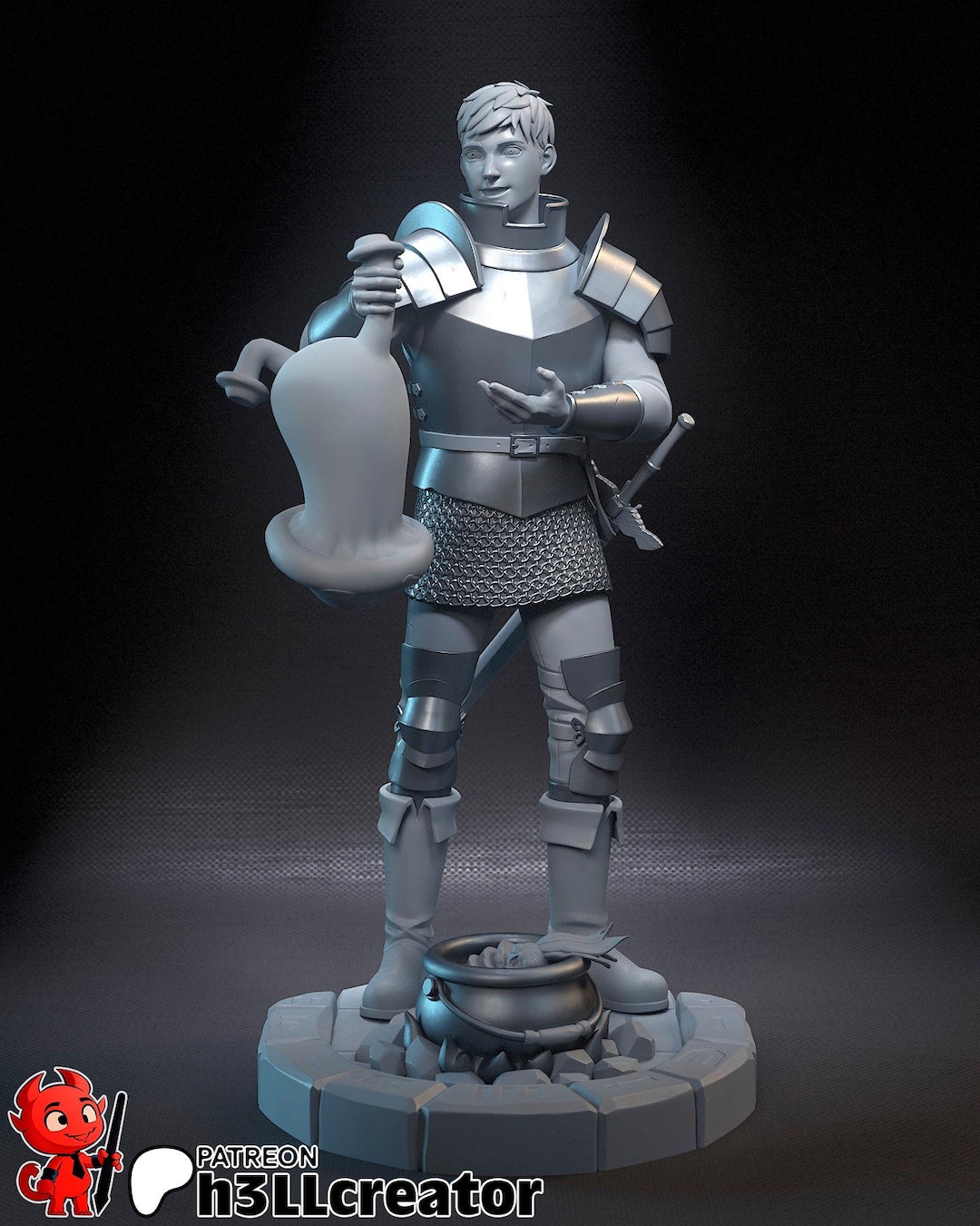 Laios Touden Figure | Delicious in Dungeon | 160 Mm | Model Building ...