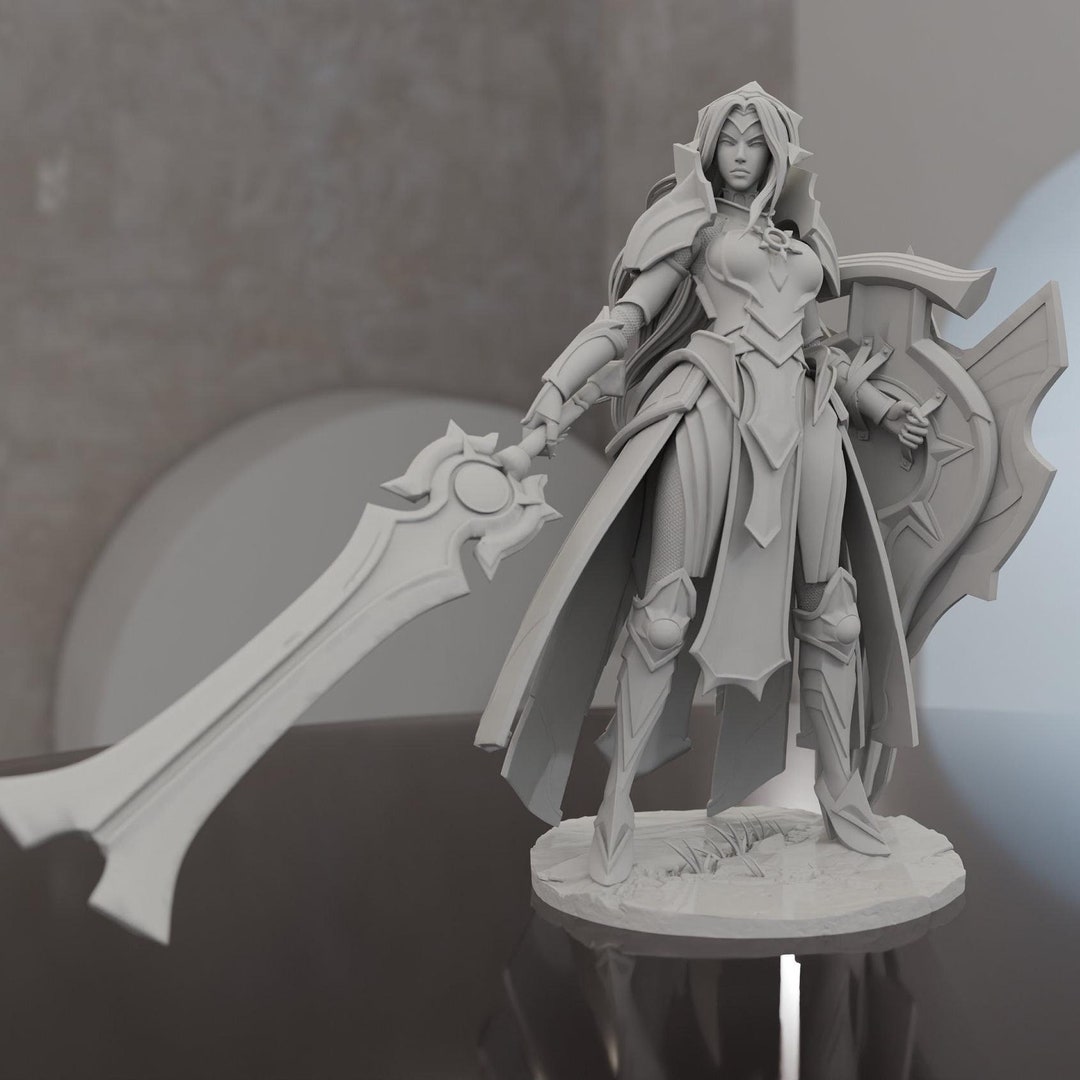 Leona Figure | League of Legends | 241 Mm | 12K Quality | 3D Printed ...