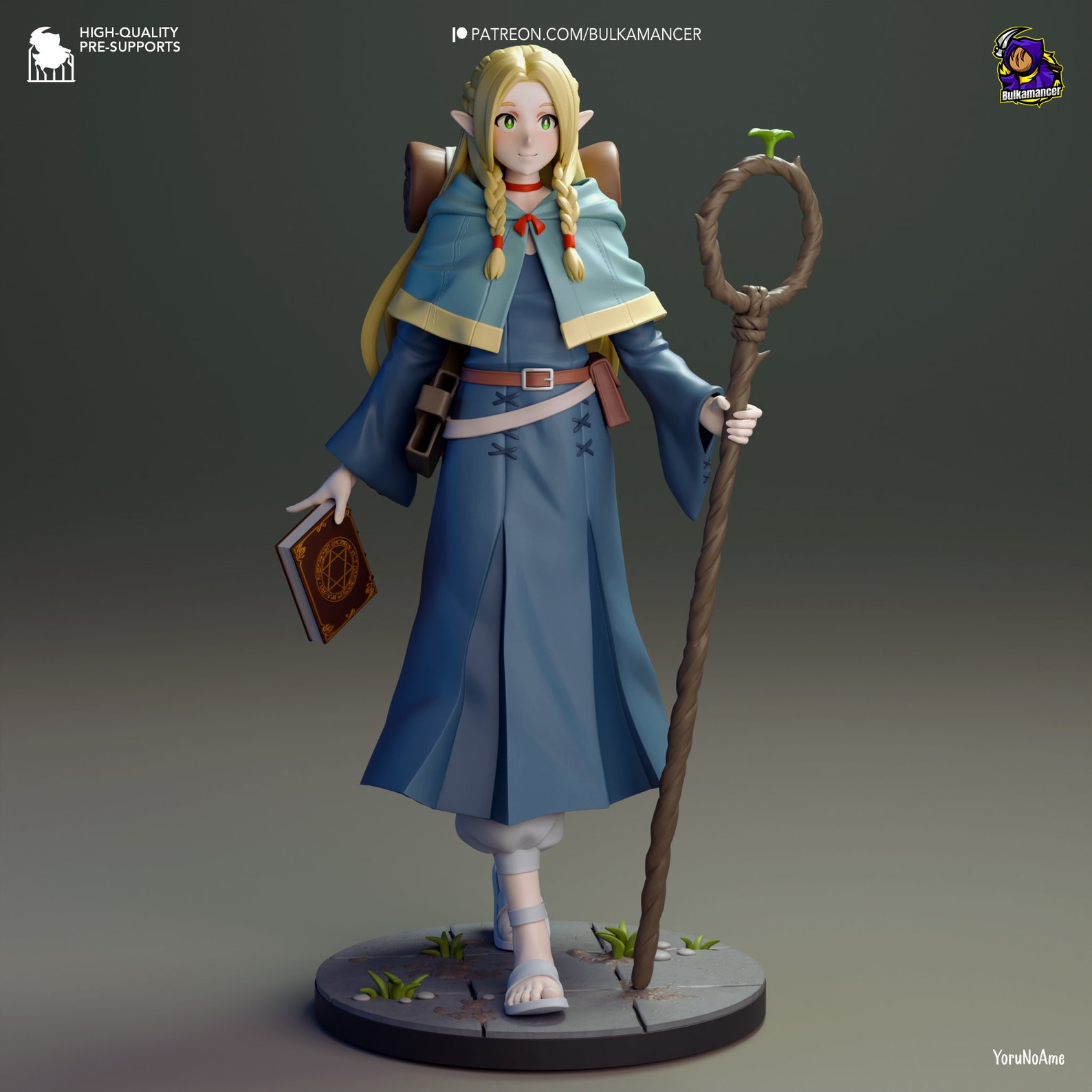 Marcille Figure | Delicious in Dungeon | 213 Mm | 12K Quality | 3D ...