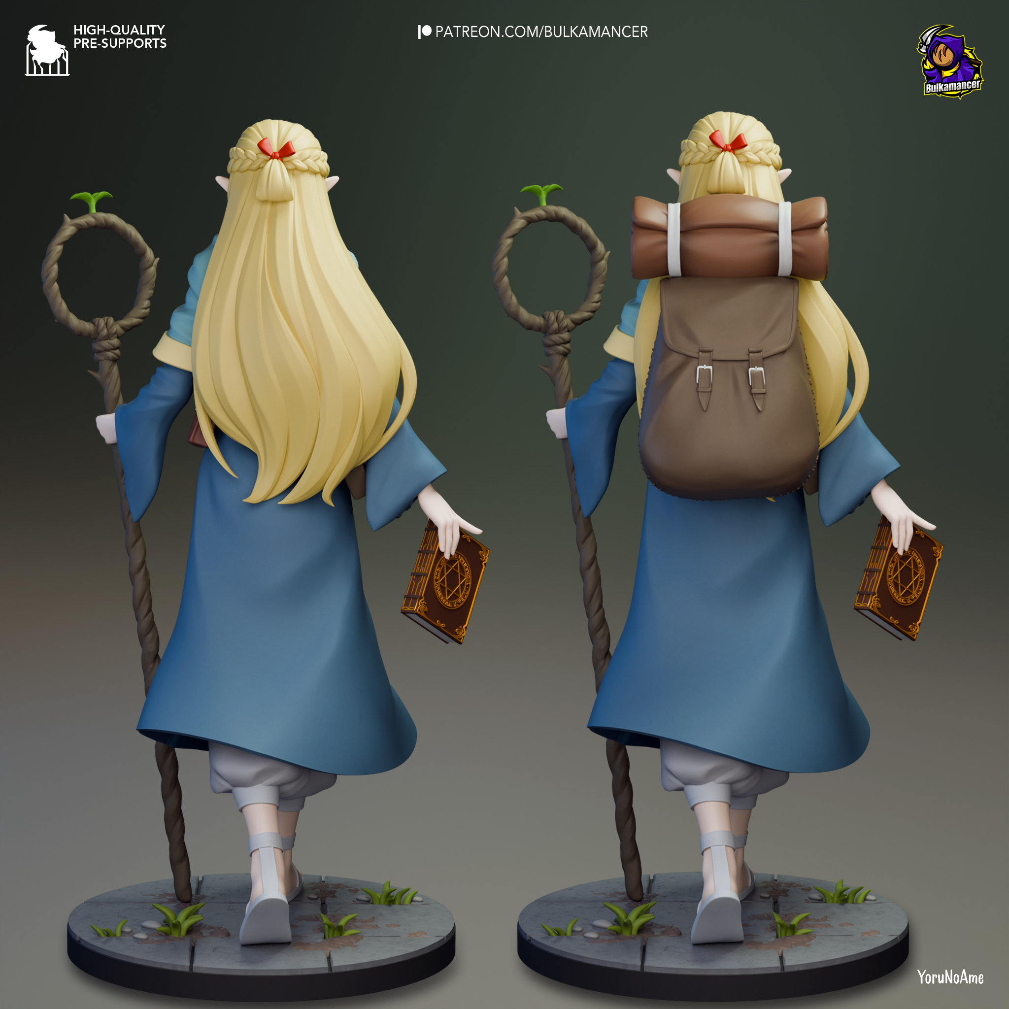 Marcille Figure | Delicious in Dungeon | 213 Mm | 12K Quality | 3D ...