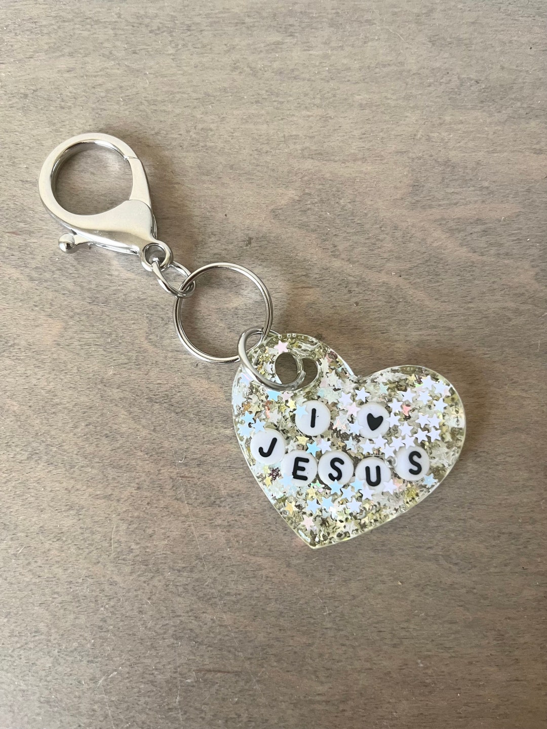 Jesus Keychain, I Love Jesus Keychain, Christian Gift, Keychain Gifts ...