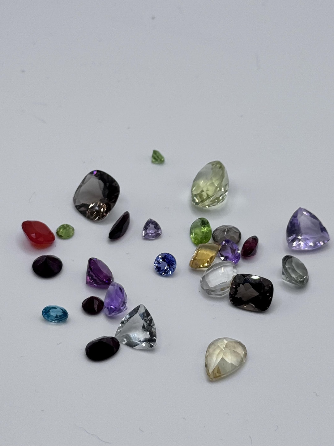50ctw+ Faceted Gemstone Treasure Hunt: Mixed Precious & Semi-precious ...