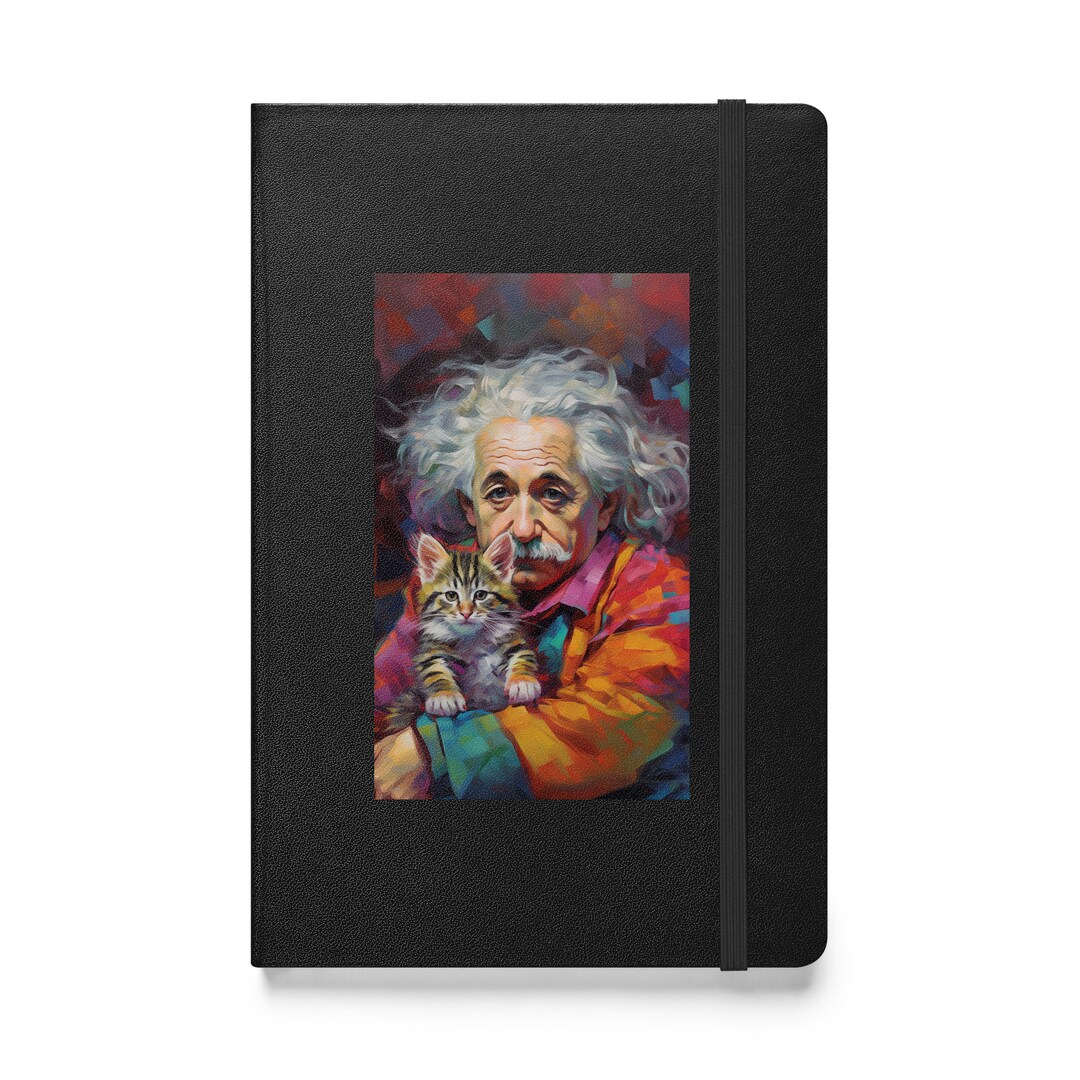 Albert Einstein Hardcover Notebook - Etsy