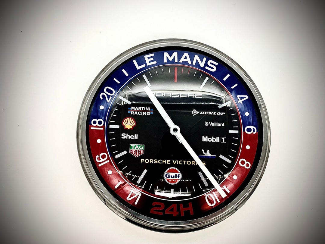 Le Mans 24H Victories RACING WALL CLOCK Automotive Art - Etsy