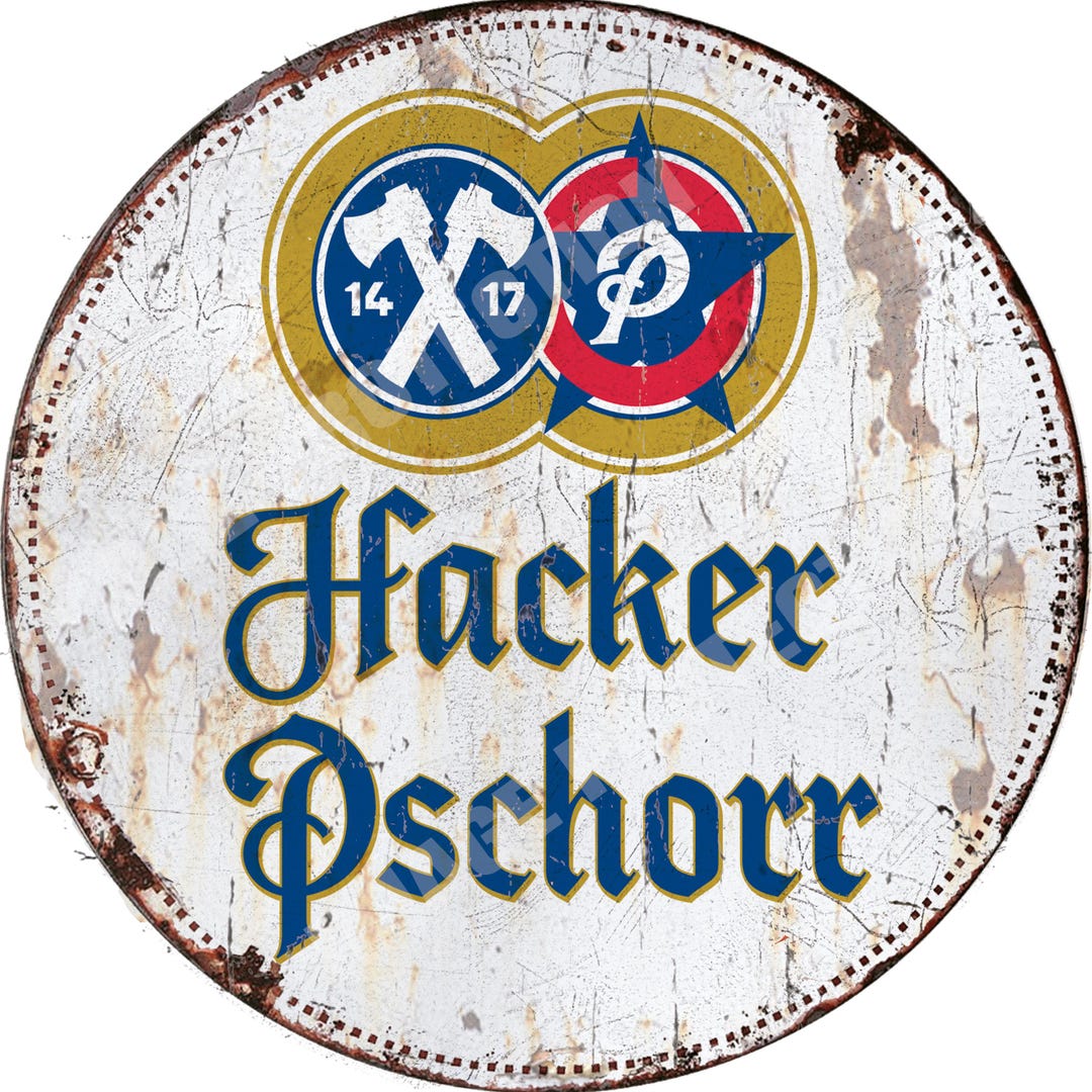 Famous German Beer Sign , Round Metal Sign , 30cm Diameter 12 , Pub ...