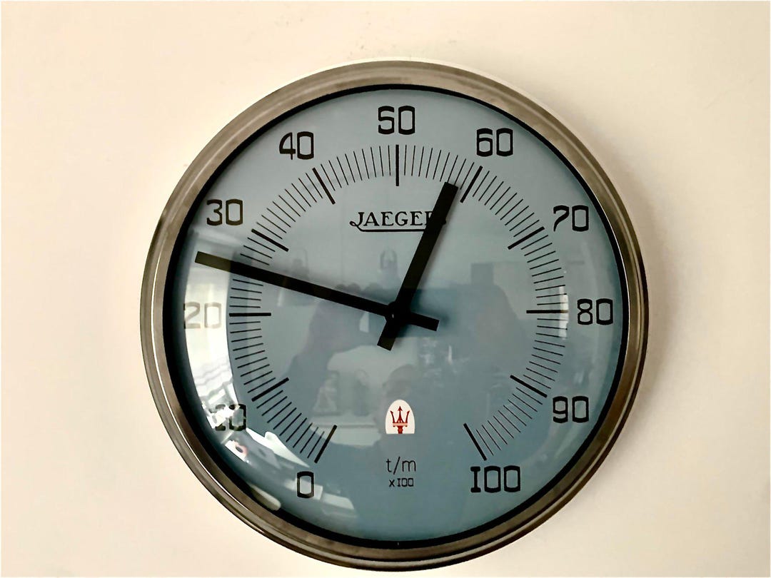 Speedometer Wall Clock Inspired by Maserati A6GCS 53 Automotive Art - Etsy