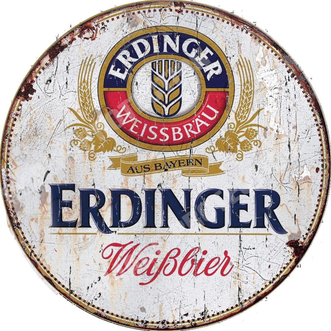 Famous German Beer Sign , Round Metal Tin Sign , 30cm Diameter 12 ...