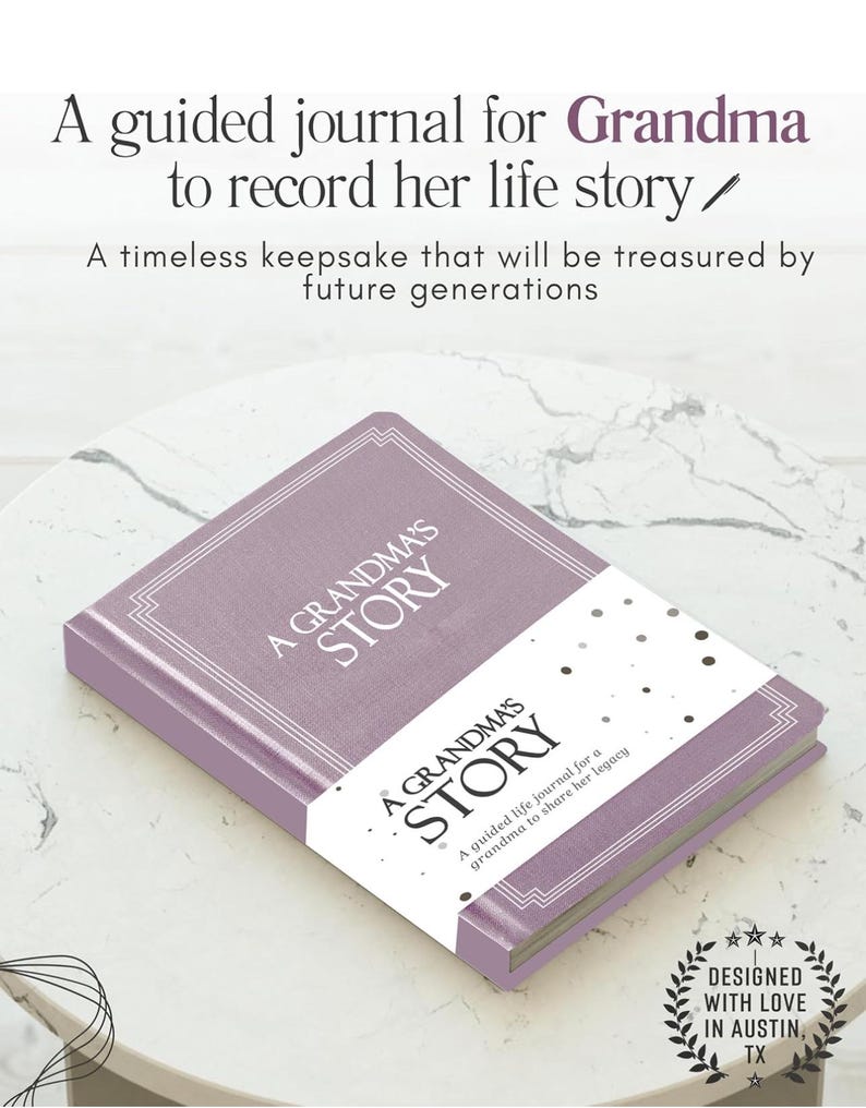 Grandma's Life Story Journal: A Meaningful Keepsake for Grandma to ...