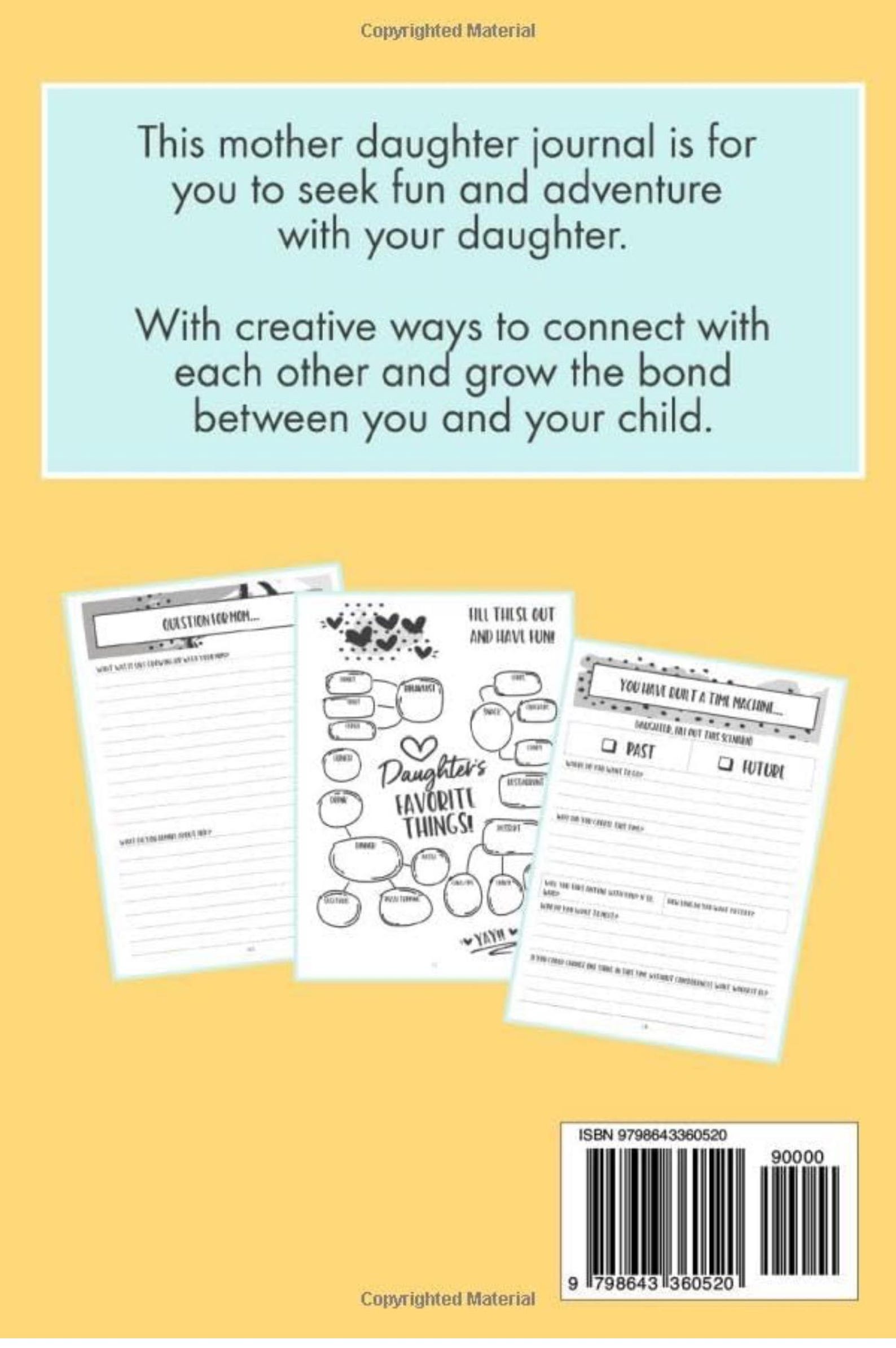 Mother Daughter Journal: Pass Back and Forth, Fun Prompts - Etsy