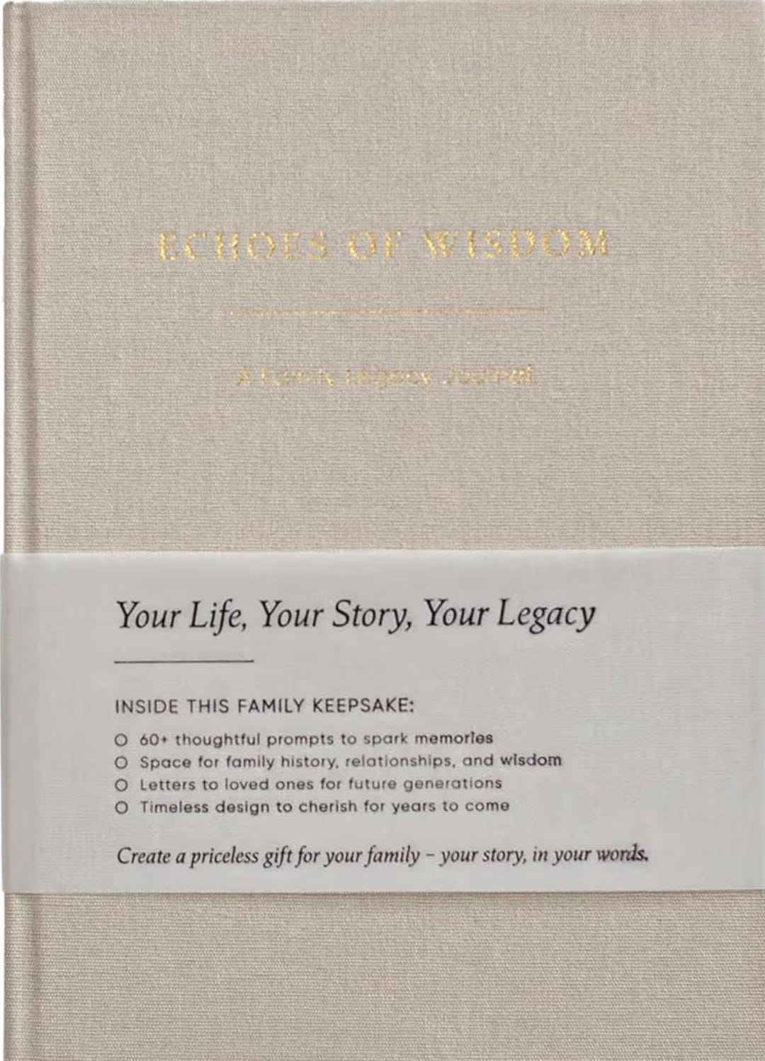 Family Legacy Memory Journal: Guided Prompts, Heirloom Keepsake - Etsy