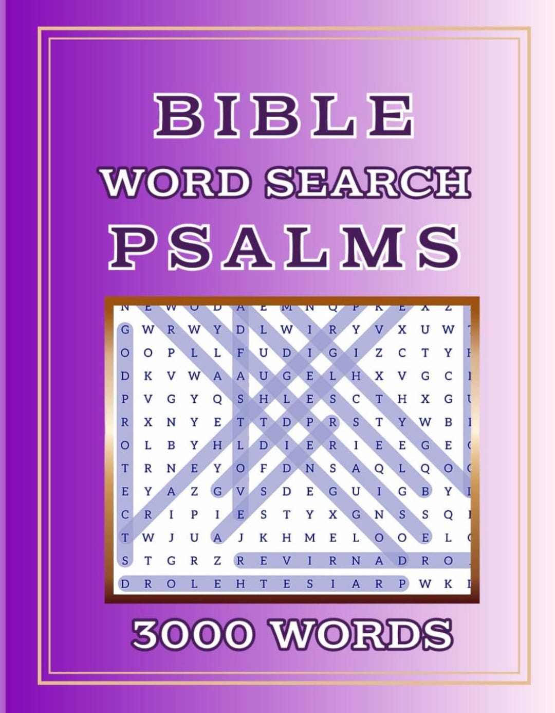 Large Print Bible Word Search: Psalms Puzzle Book - Etsy
