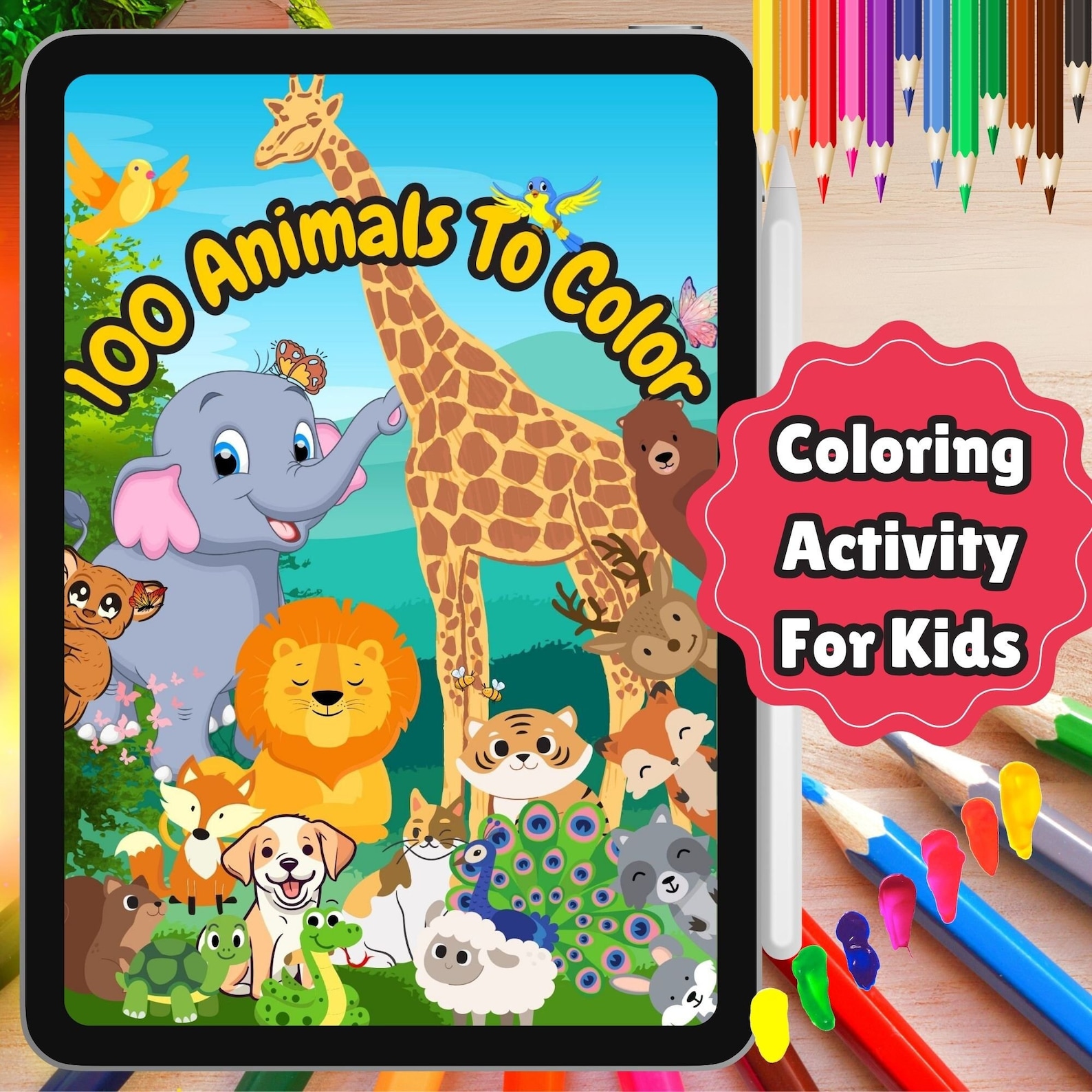 Kids Coloring Book PDF Dinosaur Coloring Book for Kids Cute Coloring ...