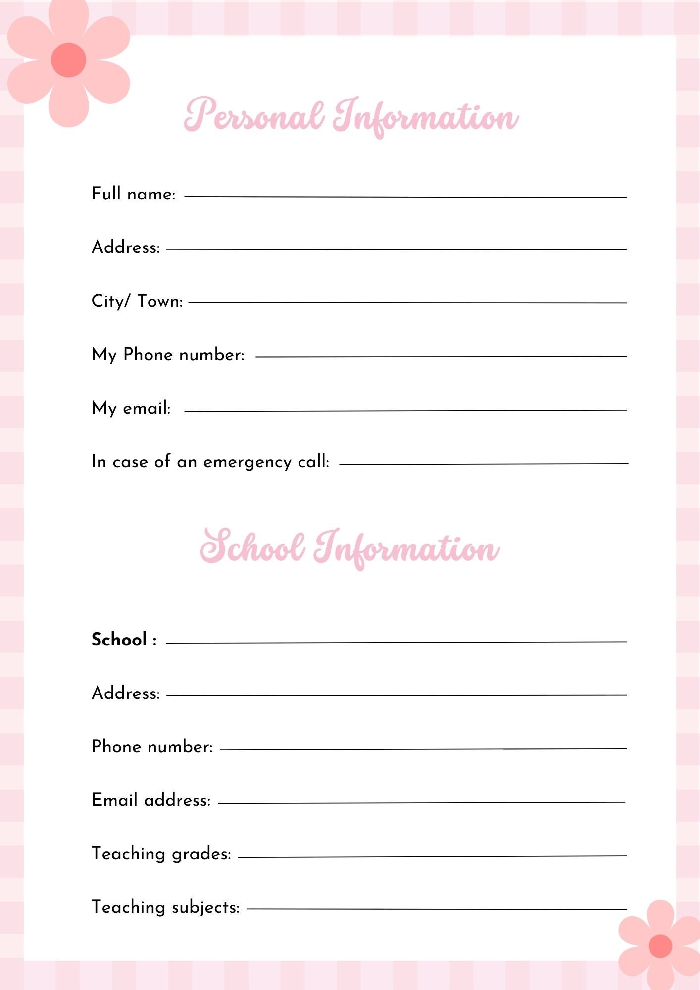 Teacher Digital Planner Template for Teacher Resources Digital Teacher ...
