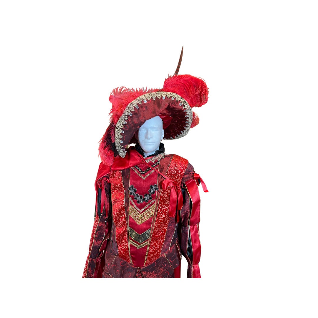 Phantom of the Opera Mask of the Red Death Costume - Etsy