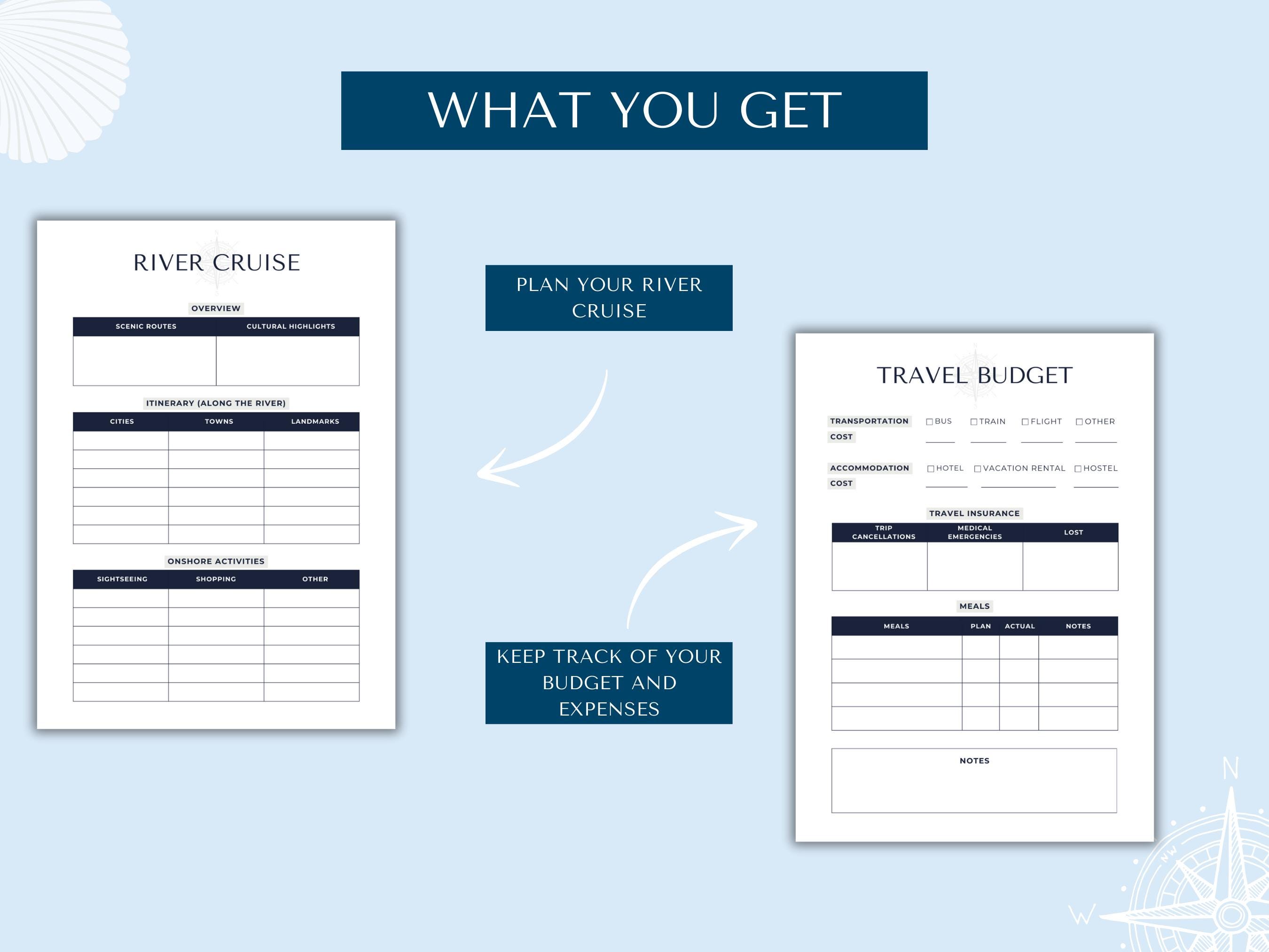 Cruise Planner, Cruise Planner Printable, Travel Planner, Travel ...