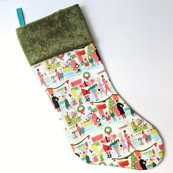 Retro Vintage Stocking - Etsy