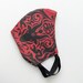 Baphomet Mask | Hail Satan Face Mask | Reversible, Reusable Cotton Face ...