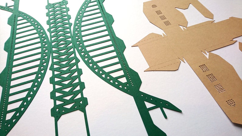 Tyne Bridge Paper Activity Kit - Etsy
