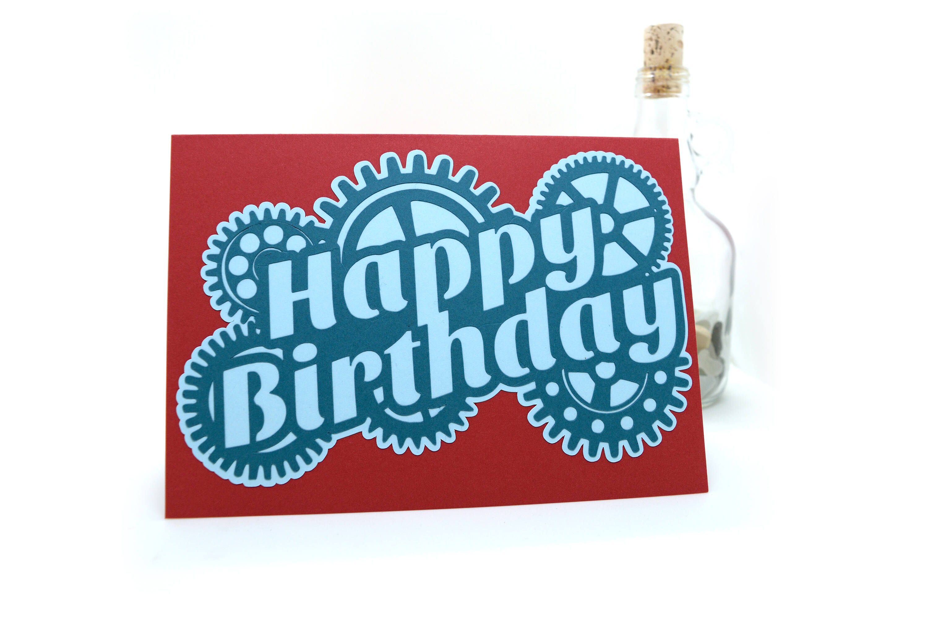 Steampunk Happy Birthday Card - Etsy