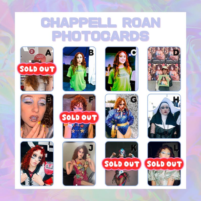 Chappell Roan Fanmade Photocards - Etsy